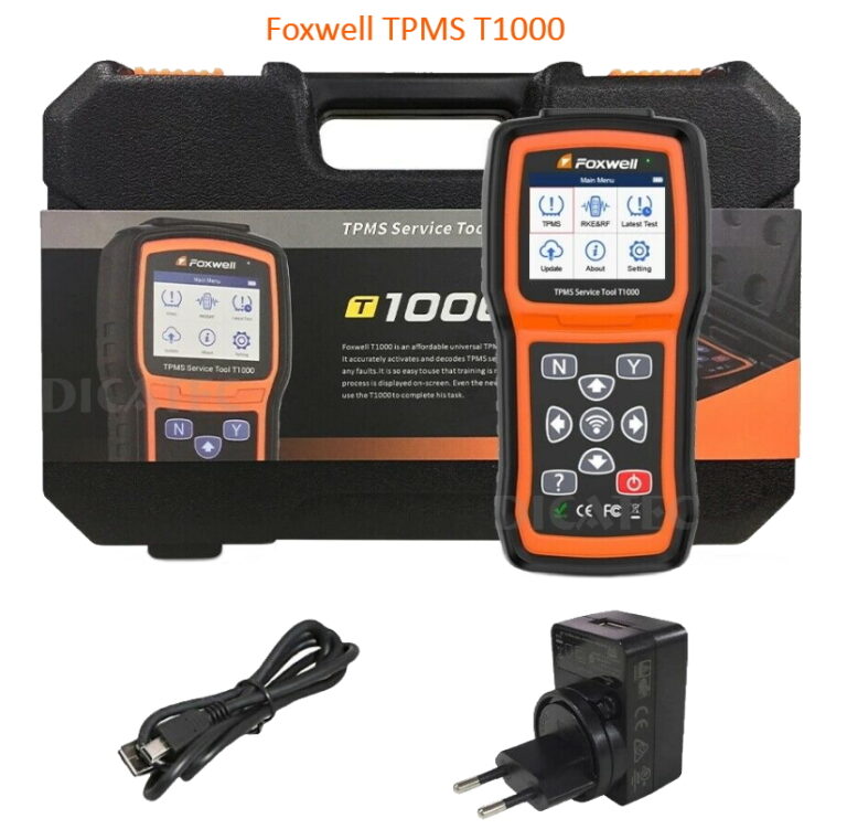 Programador e Diagnóstico de Sensor TPMS – Foxwell T1000 – Foxwell Brasil